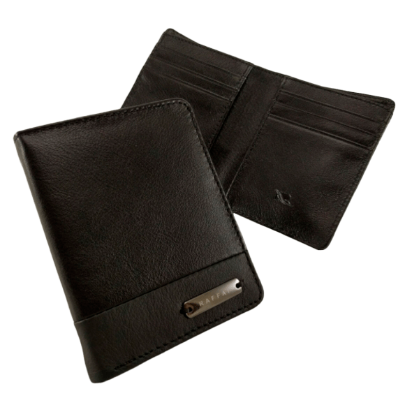 Carteira Compacta em Couro RFID Blocking 31-R - Raffai Couros