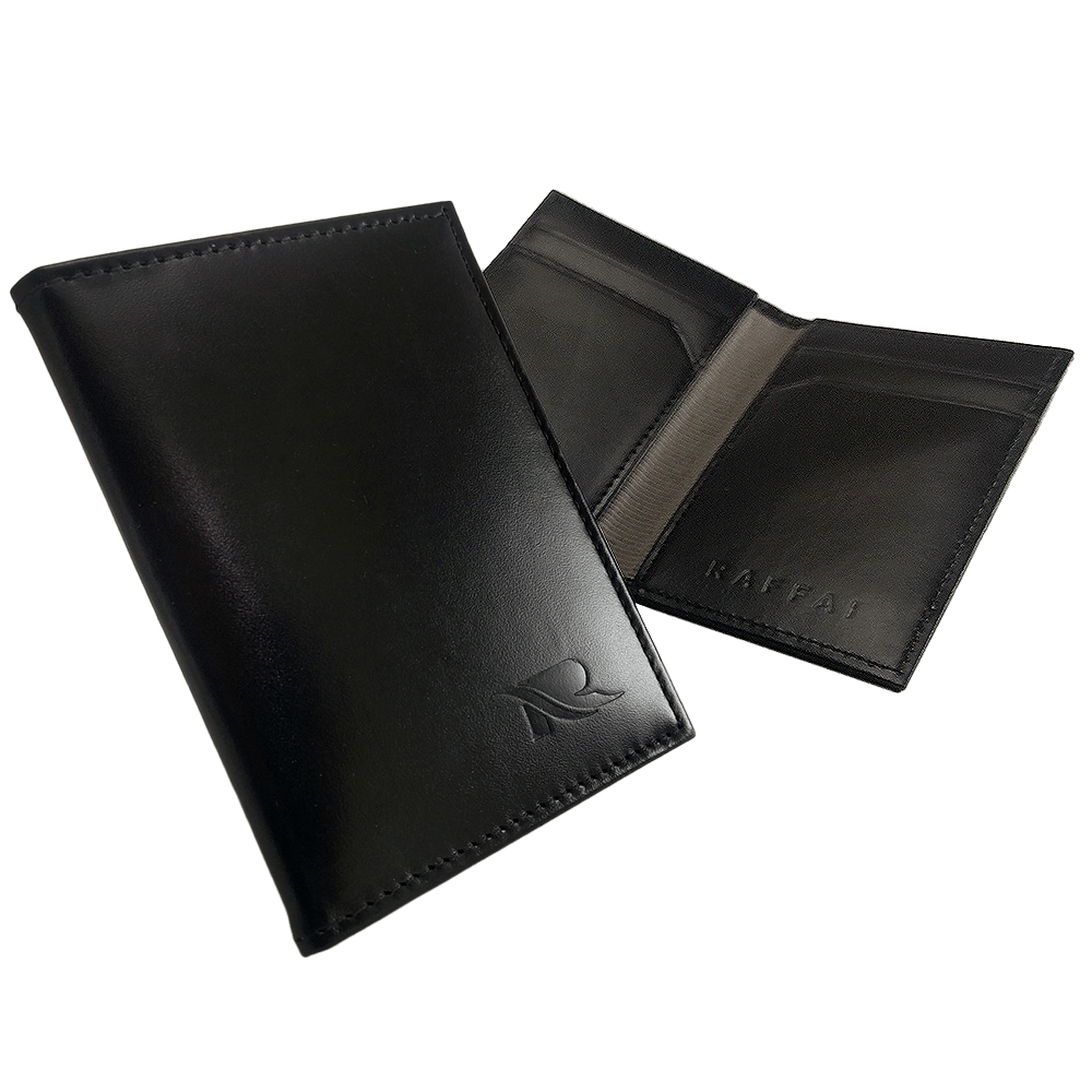 Carteira Compacta Couro RFID Blocking 40-R Raffai Couros - Raffai Couros